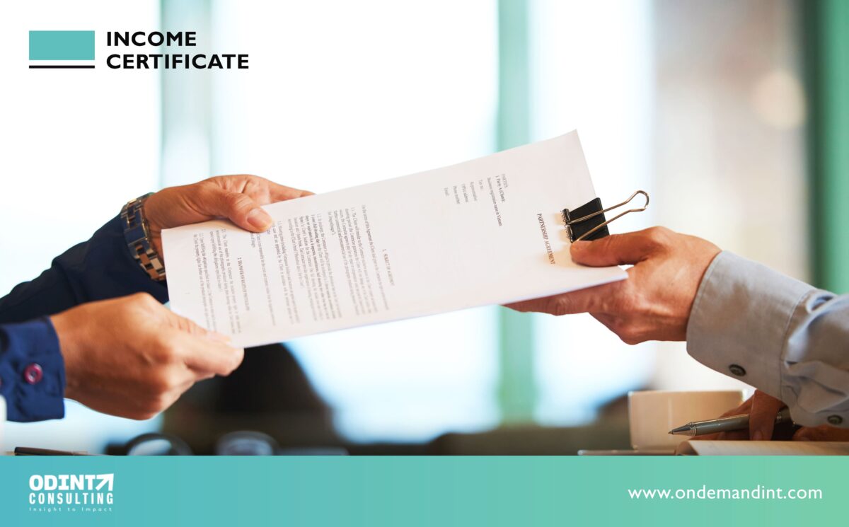 Income Certificate: Online Method & Benefits