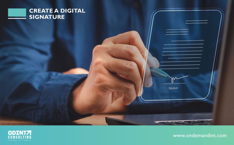 Create a Digital Signature