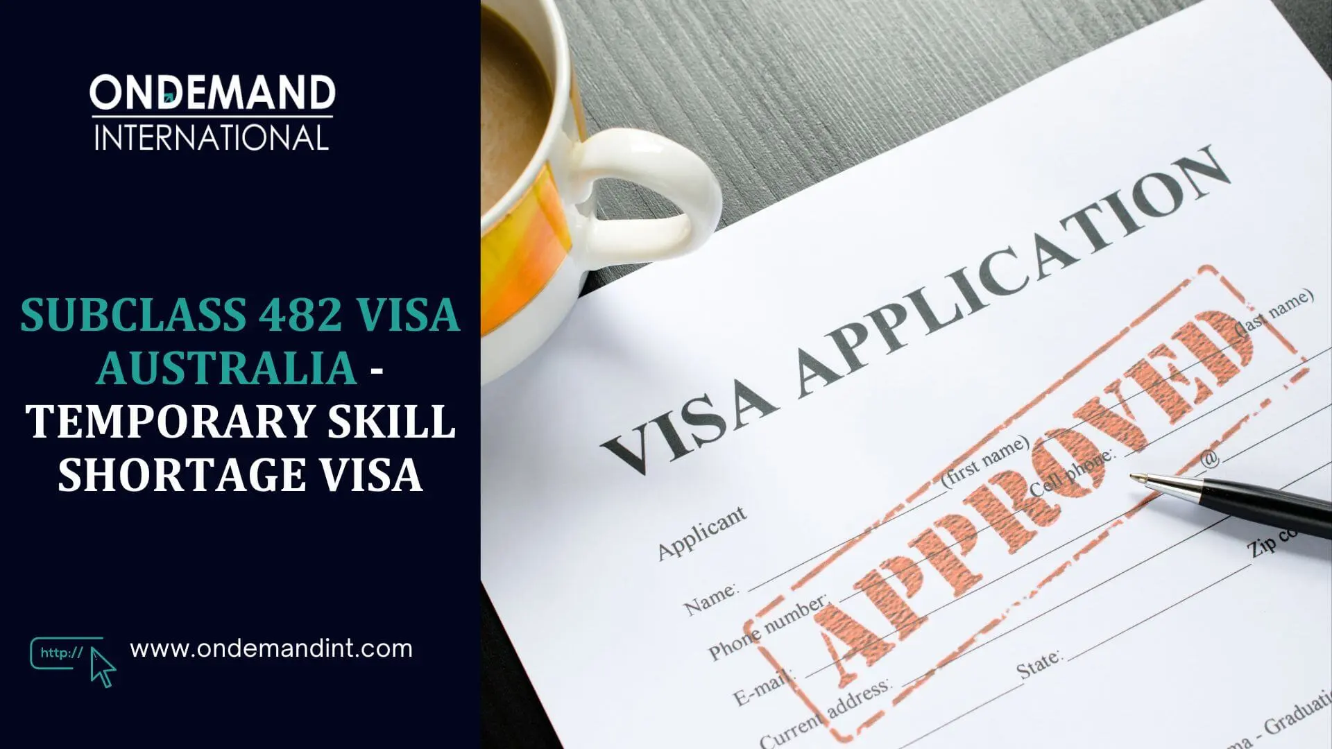 Subclass 482 Visa Australia - Temporary Skill Shortage Visa Subclass 482 Visa Australia - Temporary Skill Shortage Visa